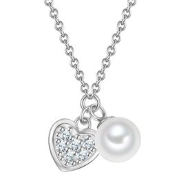 Glanzst&uuml;cke M&uuml;nchen Kette mit Anh&auml;nger GLANZST&Uuml;CKE M&Uuml;NCHEN "GSM2202", silber, Halsketten, Damen, 40,0cm Basiskette + 5,0cm Verl&auml;ngerung,mit Zirkonia, Silber 925 (Sterlingsilber), aus Sterling Silber