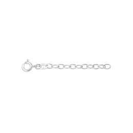 Kettenverl&auml;ngerung Amor "Classics", silber (silberfarben), Schmuck-Wechselteile, DamenB:3mm L:5cm, Silber, B:3mm L:5cm