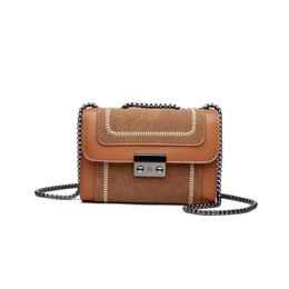 Umh&auml;ngetasche "Kini", Damen, Gr. B/H/T: 19cm x 14cm x 7cm onesize, braun (cognac), Lederimitat, Collezione Alessandro, Taschen Umh&auml;ngetasche, Materialmix