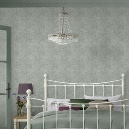 Vliestapete Laura Ashley "Corrina Leaf", gr&uuml;n, B:0,52m H:10m L:10m, Vlies, Tapeten, 10mx52cm (ca. 5m2)