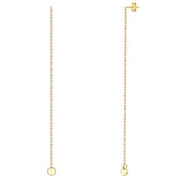 Glanzst&uuml;cke M&uuml;nchen Paar Ohrh&auml;nger GLANZST&Uuml;CKE M&Uuml;NCHEN "Set: GSM1919", gelbgold, Ohrringe, Damen, 91,0mm, Silber 925 (Sterlingsilber), aus Sterling Silber