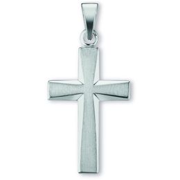 Kette mit Anh&auml;nger ONE ELEMENT "Schmuckset - Set mit Halskette Kreuz Anh&auml;nger aus 925 Silber", silber, Halsketten, Damen, Silber 925 (Sterlingsilber), Damen Schmuckset - Set mit verstellbarer Halskette