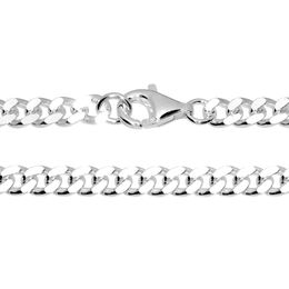 Silberkette OSTSEE-SCHMUCK "OSTSEE-SCHMUCK Kette Panzer 4,5 mm Kette Panzer 4,5 mm" Gr. 42, silber, Halsketten, Damen, 42cm, Silber 925 (Sterlingsilber), L: 42, Silberkette