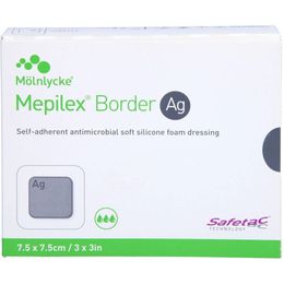 kohlpharma Mepilex Border Ag Schaumverb.7,5x7,5 cm steril 5 St