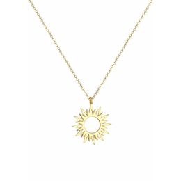 Elli Halskette Sonne Damen Gr&ouml;&szlig;e 45 gold