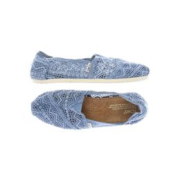 Toms Shoes TOMS Halbschuh Damen Gr&ouml;&szlig;e 38.5 Second Hand blau