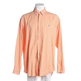 Polo Ralph Lauren Freizeithemd / Shirt / Polohemd langarm Herren Größe XL Second Hand orange