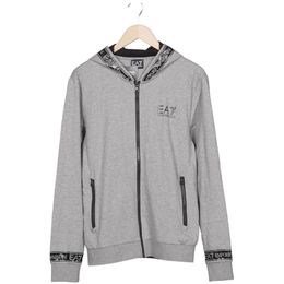EA7 Emporio Armani Kapuzenpullover Herren Größe M Second Hand grau