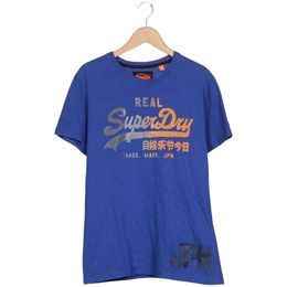 Superdry & Co T-Shirt Herren Gr&ouml;&szlig;e XL Second Hand blau