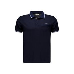 Deeluxe Poloshirt 'DREX' Herren Gr&ouml;&szlig;e L navy / wei&szlig;