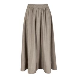 Apricot Soft Woven A-Line Midaxi Skirt ' ' Damen Gr&ouml;&szlig;e 40 grau