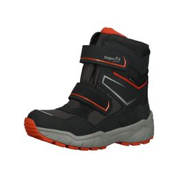 Superfit Stiefel Jungen Gr&ouml;&szlig;e 31 grau / dunkelgrau / orange