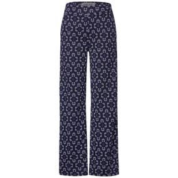 Street One Hose Damen Gr&ouml;&szlig;e 46 blau / navy / hellblau