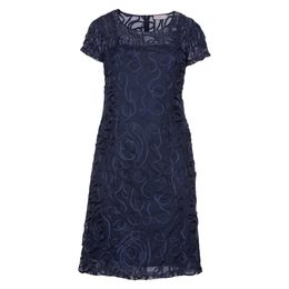 sheego Kleid Damen Gr&ouml;&szlig;e 58 marine Winterkleid