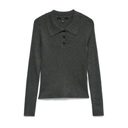 V&eacute;ro Moda Vero Moda Pullover 'VMSILJERIB' Damen Gr&ouml;&szlig;e M anthrazit