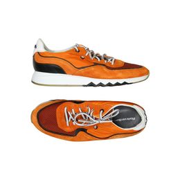 Floris van Bommel Sneaker Herren Gr&ouml;&szlig;e 41 Second Hand orange