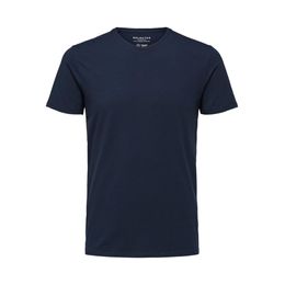 Selected T-Shirt Herren Gr&ouml;&szlig;e L navy