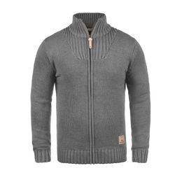 !Solid Strickjacke 'Poul' Herren Gr&ouml;&szlig;e L grau