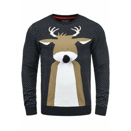 Blend Sweater 'Rudolph' male Blue size XXXL