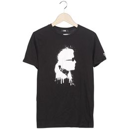 K by KARL LAGERFELD Karl Lagerfeld T-Shirt Damen Gr&ouml;&szlig;e L Second Hand schwarz