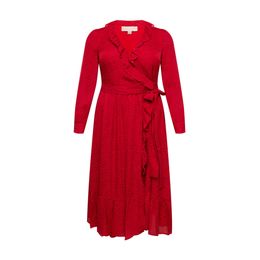 Michael Kors Plus Kleid Damen Gr&ouml;&szlig;e 34 rot / purpur Winterkleid