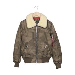 Alpha Industries Jacke Herren Größe M Second Hand grün
