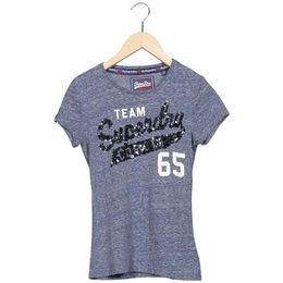 Superdry & Co T-Shirt Damen Gr&ouml;&szlig;e XS Second Hand blau