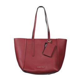 Calvin Klein Handtasche gross Damen Gr&ouml;&szlig;e One Size Second Hand rot