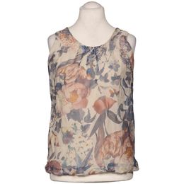 Cartoon Bluse Damen Gr&ouml;&szlig;e M Second Hand beige