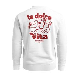 Neverless Sweatshirt 'La dolce Vita' male White size 3 XL