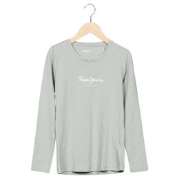 Pepe Jeans Langarmshirt Damen Gr&ouml;&szlig;e S Second Hand hellgr&uuml;n