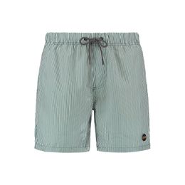 Shiwi Badeshorts Herren Gr&ouml;&szlig;e S dunkelgr&uuml;n / wei&szlig;