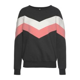 H.I.S. H.I.S Sweatshirt Damen Gr&ouml;&szlig;e XS hellpink / schwarz / naturwei&szlig;
