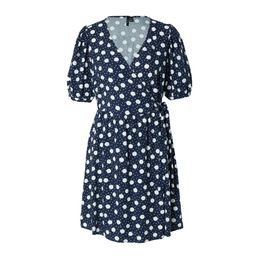 V&eacute;ro Moda Vero Moda Kleid 'JESMILO' Damen Gr&ouml;&szlig;e 40 dunkelblau / wei&szlig; Sommerkleid