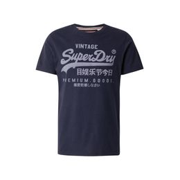 Superdry & Co T-Shirt Herren Gr&ouml;&szlig;e XXL dunkelblau / grau