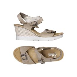 Rieker Sandalen Damen Gr&ouml;&szlig;e 40 Second Hand beige
