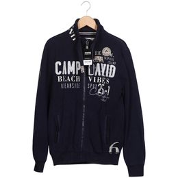 CAMP DAVID Sweater Herren Gr&ouml;&szlig;e M Second Hand marine
