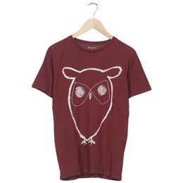 KnowledgeCotton Apparel T-Shirt Herren Gr&ouml;&szlig;e M Second Hand rot