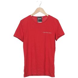 Calvin Klein Jeans T-Shirt Herren Gr&ouml;&szlig;e S Second Hand rot