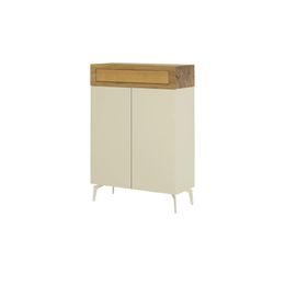 H&ouml;ffner Highboard Enego beige Ma&szlig;e (cm): B: 90 H: 130 T: 40.0 &raquo; H&ouml;ffner
