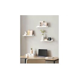 H&ouml;ffner Wandboard 3er-Set wei&szlig; Ma&szlig;e (cm): B: 38 H: 5 &raquo; H&ouml;ffner