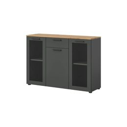 H&ouml;ffner Sideboard Niklas &brvbar; grau &brvbar; Ma&szlig;e (cm): B: 120 H: 84 &raquo; H&ouml;ffner