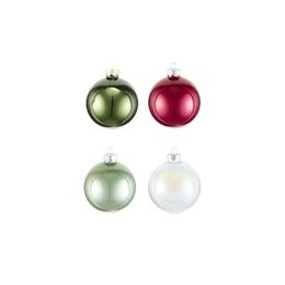 H&ouml;ffner Weihnachtskugeln 16er Set mehrfarbig Glas,Aluminium &Oslash;: 8 &raquo; H&ouml;ffner