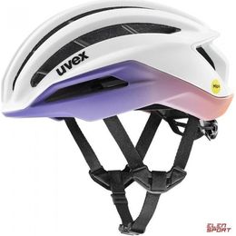 Uvex Surge Aero Mips Rennrad-Helm white-lilac apricot matt 56-59 cm