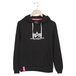 Alpha Industries Kapuzenpullover Damen Gr&ouml;&szlig;e S Second Hand schwarz