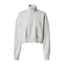 Nike Sportswear Sweatshirt 'Phoenix Fleece' Damen Gr&ouml;&szlig;e L grau / wei&szlig;