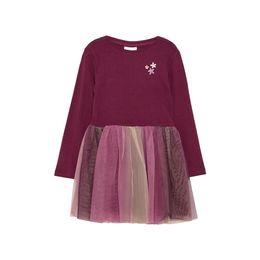s.Oliver Kleid M&auml;dchen Gr&ouml;&szlig;e 98 dunkellila / pink / altrosa / bordeaux
