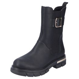 Rieker Stiefelette Damen Gr&ouml;&szlig;e 41 gold / schwarz Winterschuhe