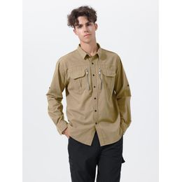 YOUTHUP Button Up Shirt male Green size S