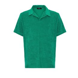 Antioch Polo Neck T-Shirt Herren Gr&ouml;&szlig;e L gr&uuml;n